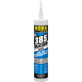Boss 385 Clear Silicone 10 oz.