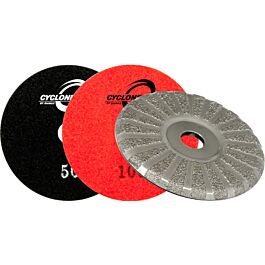 4" Cyclone V2 Velcro Grinder