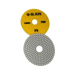 4" Glaze PRO 3 Step Hybrid Polishing Pad #0