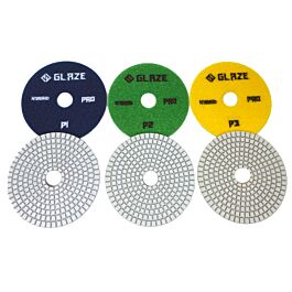 4" Glaze PRO 3 Step Hybrid Polishing Pads