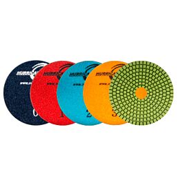 4" Hurricane 3-Step Wet Pads