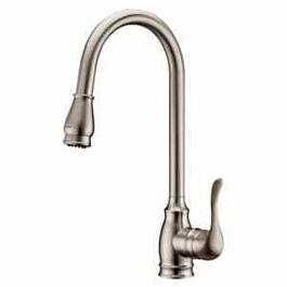 Single Handle Pull-Out Kitchen Faucet Brushed Nickle Finish