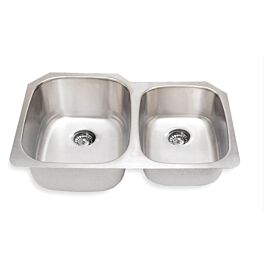 SWAN Undermount Double Bowl Stainless Steel Kitchen Sink 60/40 SM503